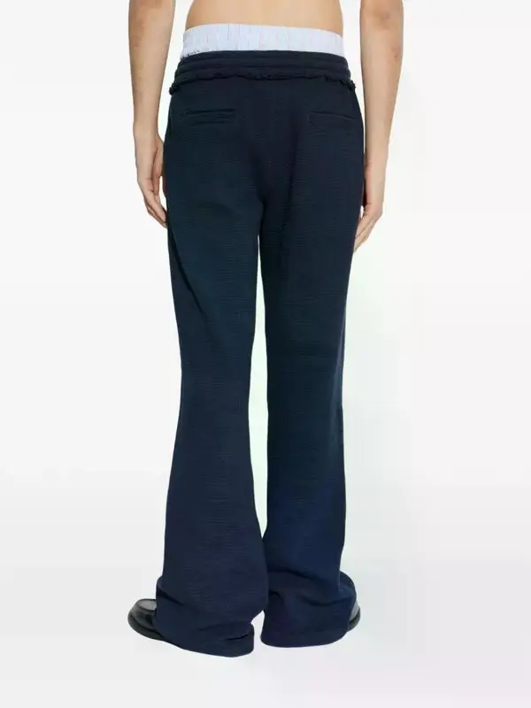 MISBHV Layered Waffle-knit Track Pants