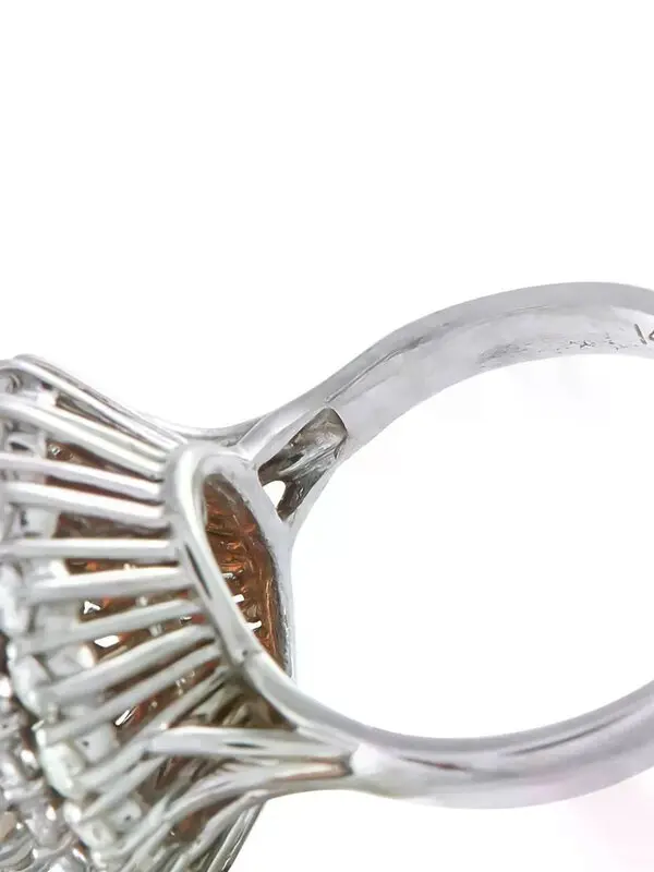 LB EXCLUSIVE Opal And Diamond Ring In 14k White Gold