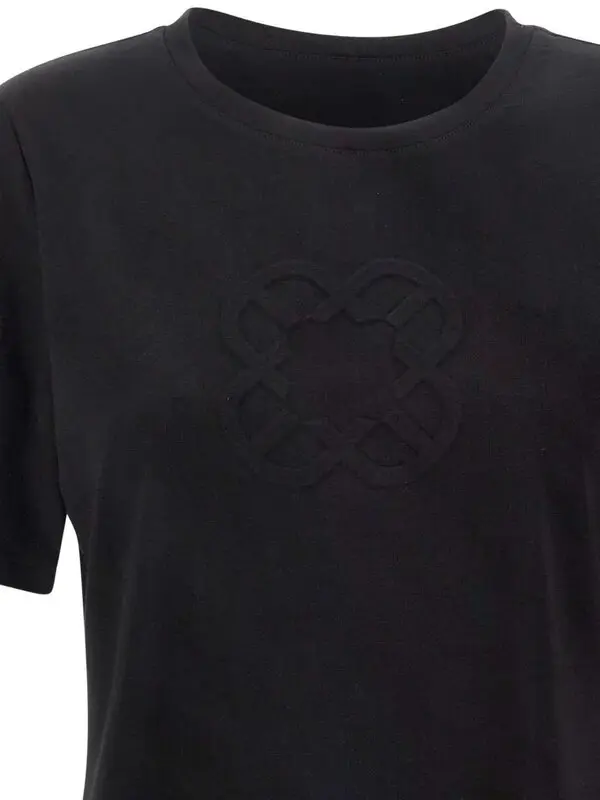 ELENA MIRÒ Embossed Logo Jersey T-shirt