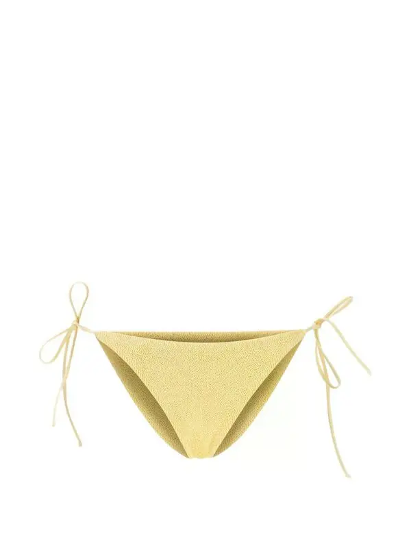 MC2 SAINT BARTH Virgo Crinkle Bikini Bottoms - Yellow