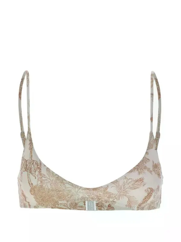 MC2 SAINT BARTH Paloma Bikini Top - Neutrals