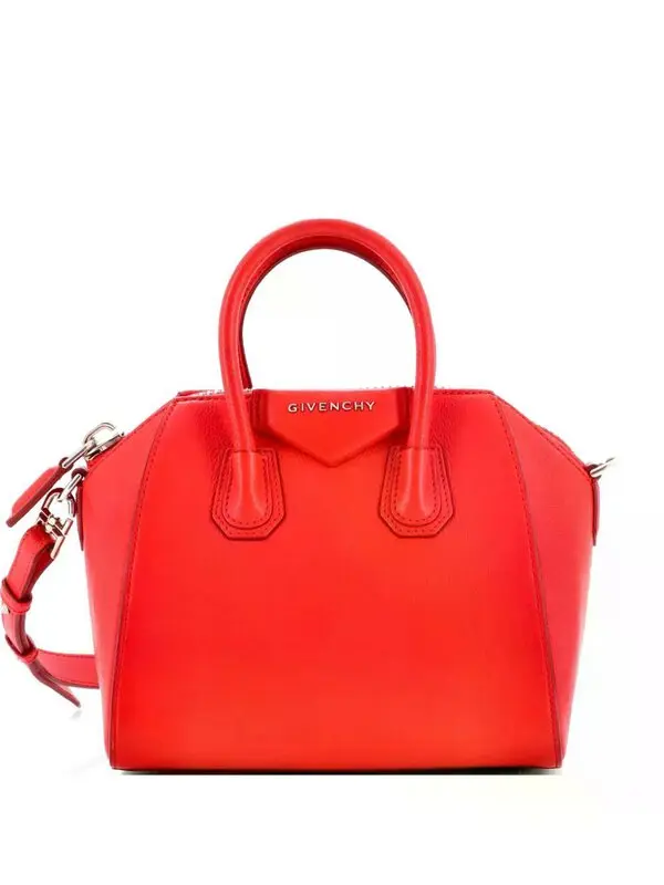 Givenchy Antigona Leather Mini Crossbody Bag - Red