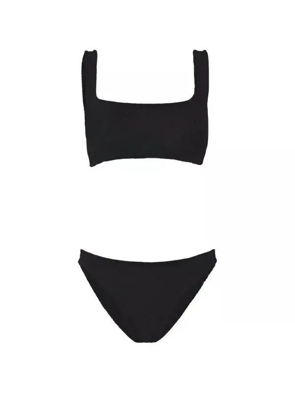 Hunza G Xandra Crinkle-effect Bikini - Black