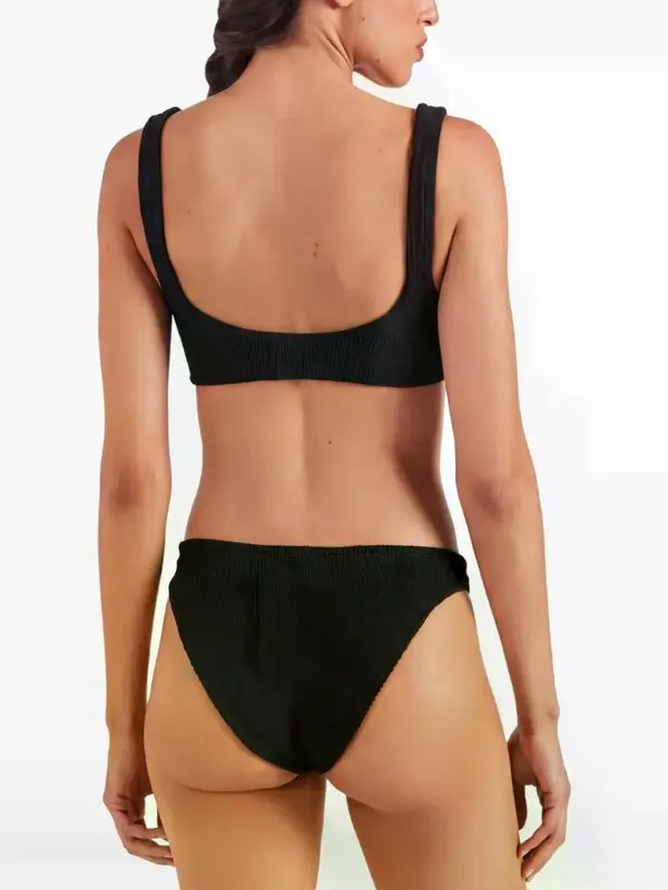 Hunza G Xandra Crinkle-effect Bikini - Black