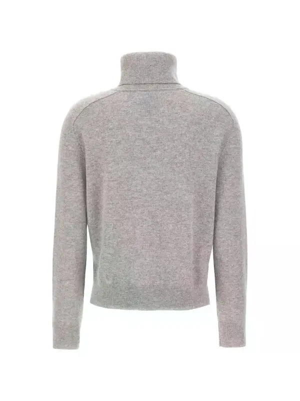 SWEET CASHMERE Ribbed Turtleneck Cashmere Sweater