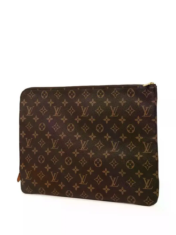 LOUIS VUITTON Monogram Etui Voyage Gm Clutch Bag - Brown