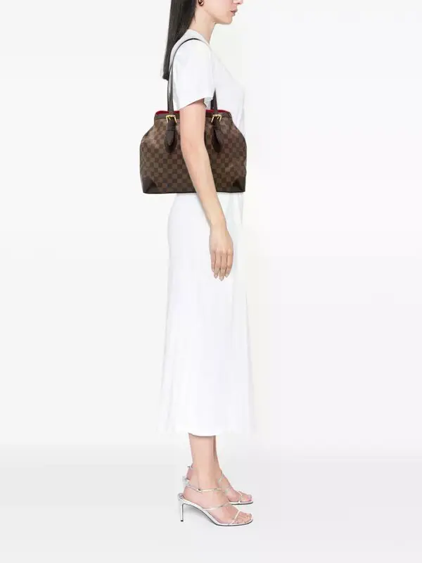 LOUIS VUITTON Damier Ebene Hampstead Mm Tote Bag