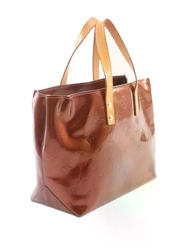 LOUIS VUITTON Monogram Vernis Reade Pm Handbag - Brown