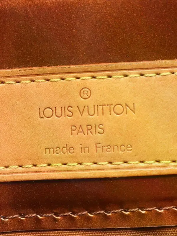 LOUIS VUITTON Monogram Vernis Reade Pm Handbag - Brown