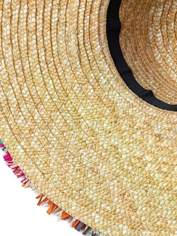 Kurt Geiger Raffia Wide-brim Hat