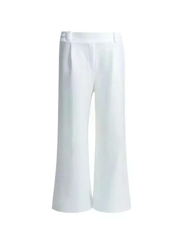 OWN Pleated Flared-leg Trousers
