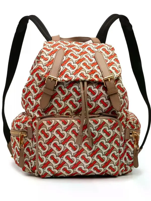 Burberry Medium Tb Monogram Nylon Backpack