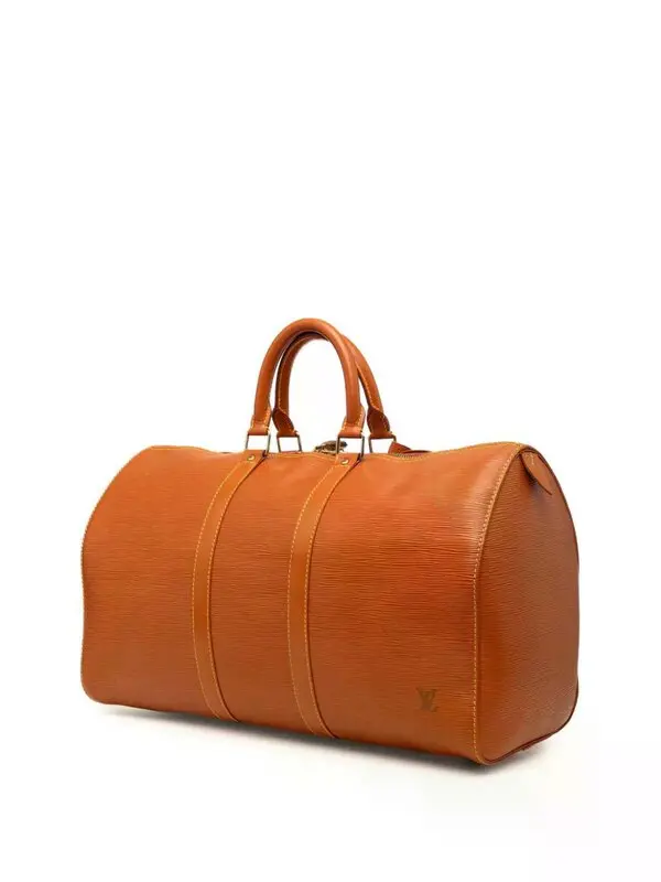 LOUIS VUITTON Epi Keepall 45 Travel Bag - Brown