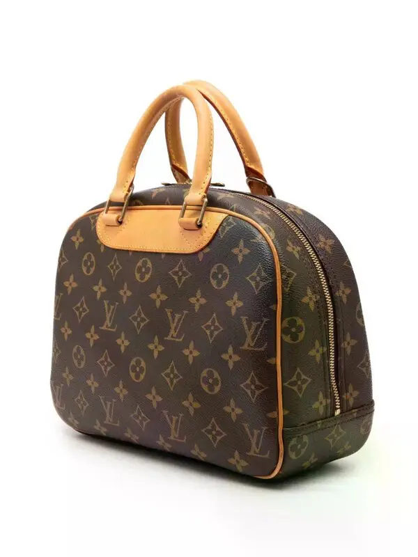 LOUIS VUITTON Monogram Trouville Handbag - Brown