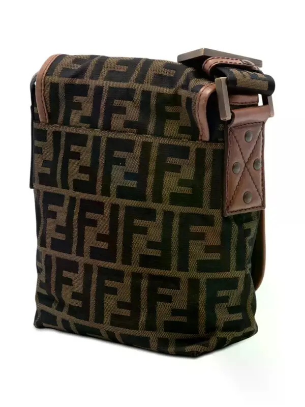 Fendi Mini Ff Zucca Canvas Crossbody Bag