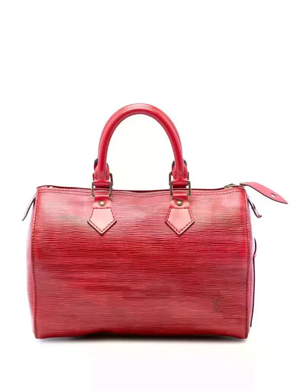LOUIS VUITTON Epi Speedy 30 Boston Bag - Red