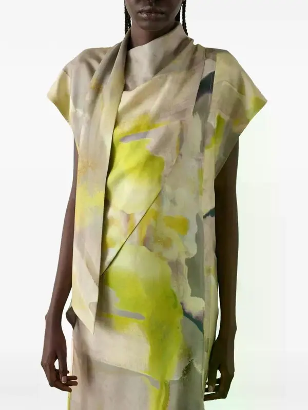 Soeur Iberis Silk-satin Midi Dress