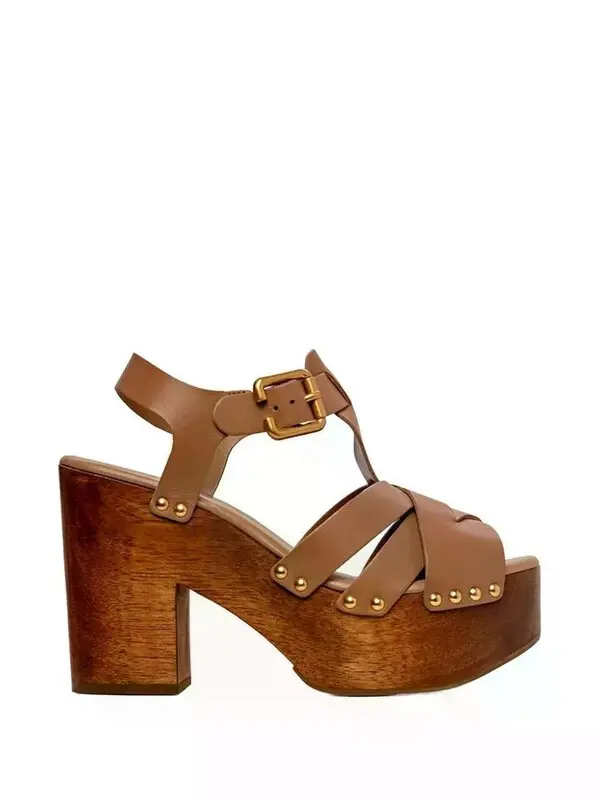 ANDREA CARRANO Studded Platform Sandals