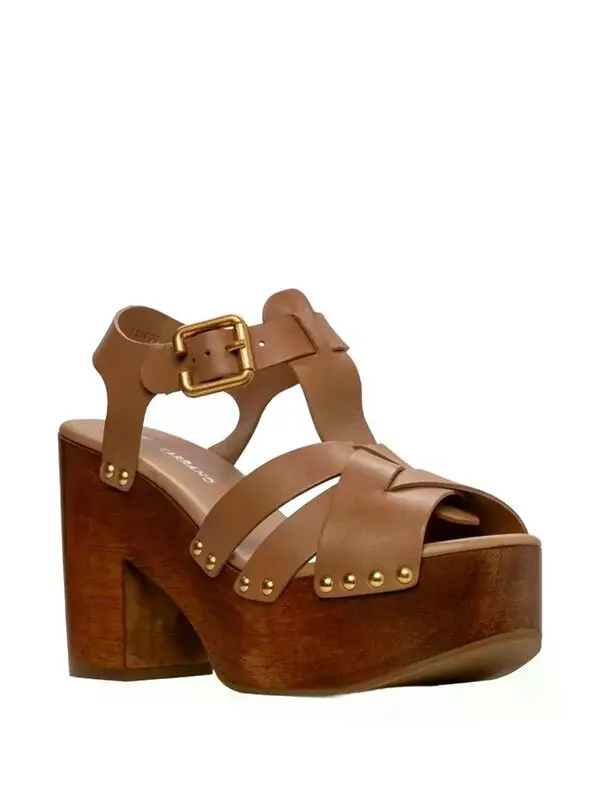ANDREA CARRANO Studded Platform Sandals