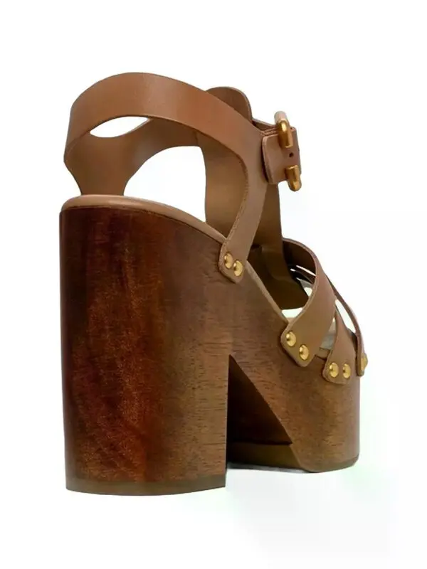 ANDREA CARRANO Studded Platform Sandals