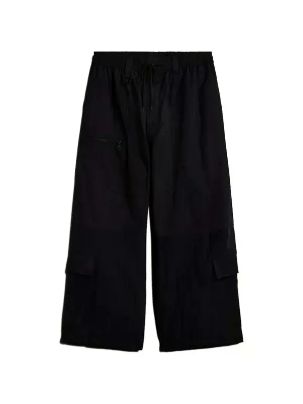 Y3 Logo-print Wide-leg Cargo Pants