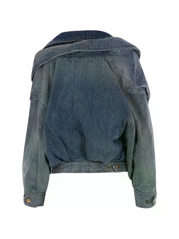 AUGUST BARRON Layered-panel Deconstructed Jacket