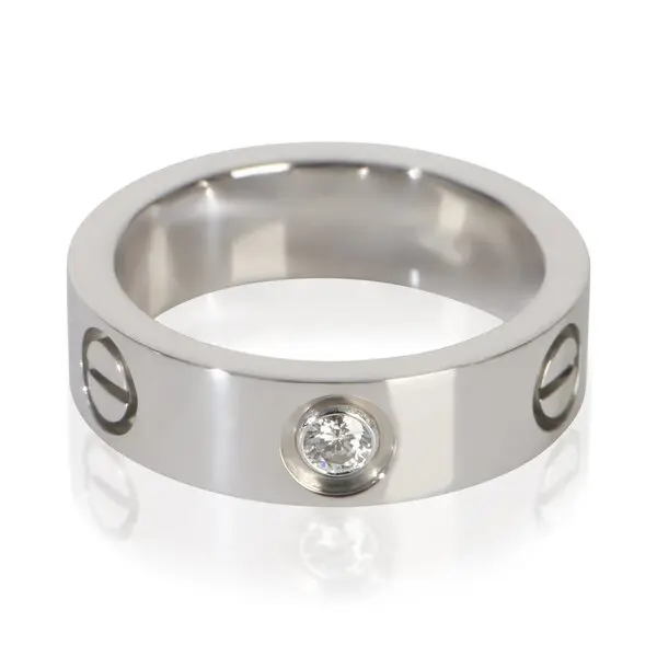 Cartier Diamond Love Ring - Platinum