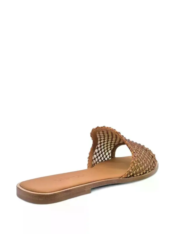 LE SILLA Gilda Crystal-embellished Mesh Sandals