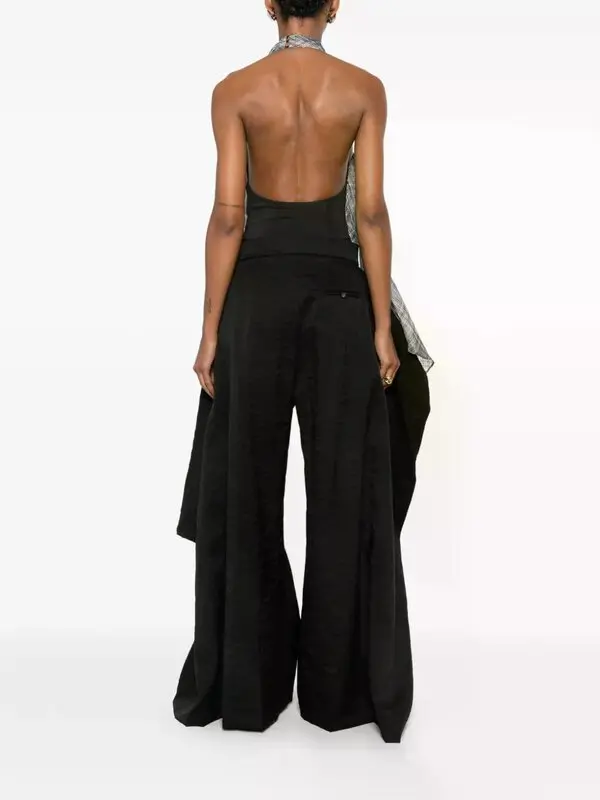 Coperni Check Pattern Halterneck Top