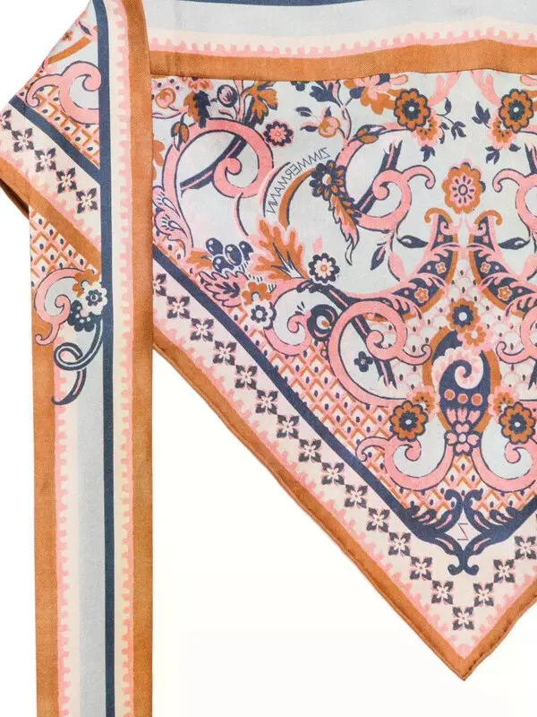 Zimmermann Floral-print Silk Scarf