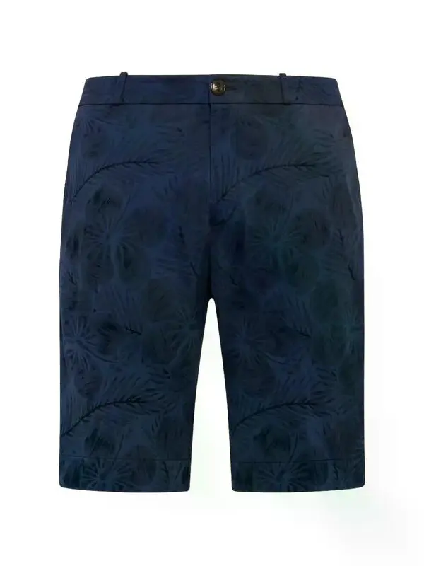 RRD Navy Floral Print Shorts