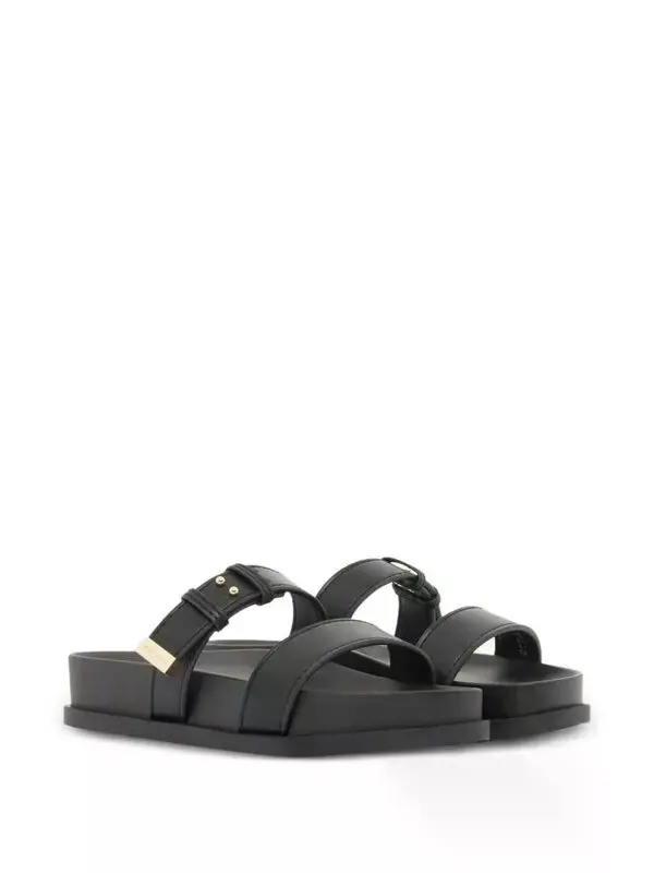 Armani Exchange Two-strap Buckled Sandals