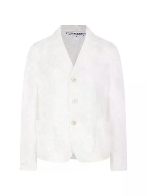 Comme Des Garçons Floral Jacquard Blazer
