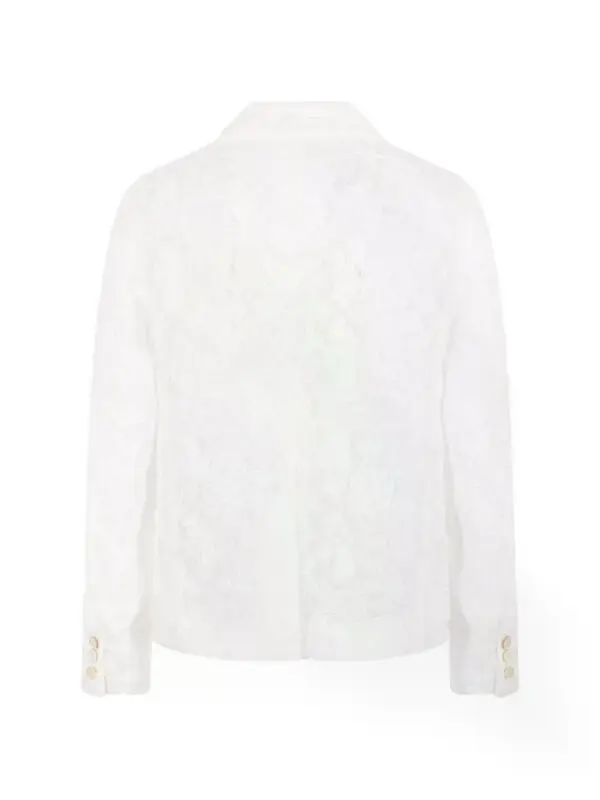 Comme Des Garçons Floral Jacquard Blazer