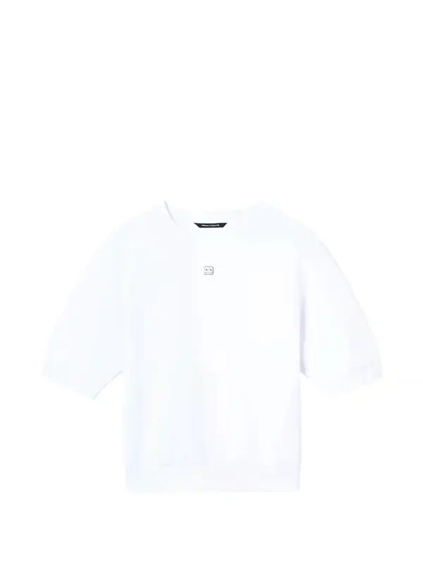 Armani Exchange Logo Patch Sweatshirt - White
