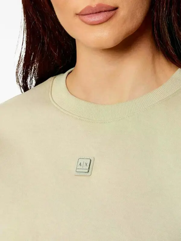 Armani Exchange Logo Patch Sweatshirt