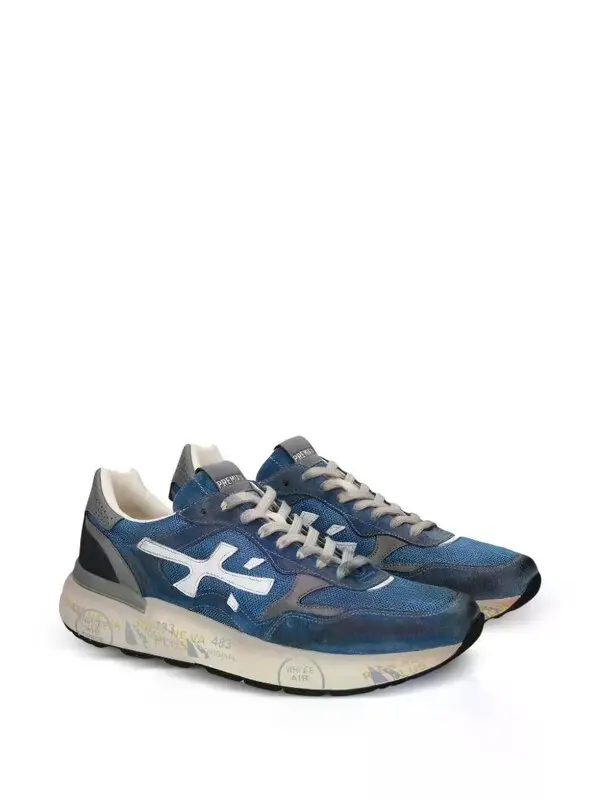 Premiata Mick Panelled Sneakers - Blue