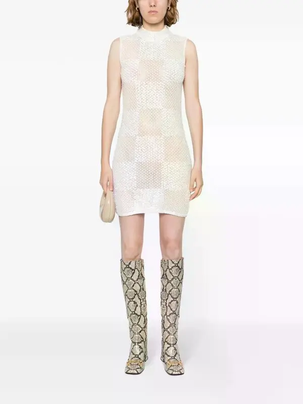 Casablanca Sequin-embellished Knit Dress