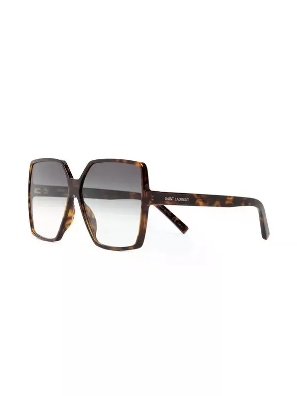 Saint Laurent Tortoiseshell Design Sunglasses