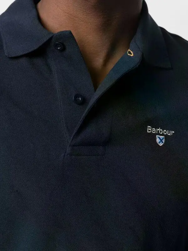 Barbour Logo Embroidered Polo Shirt