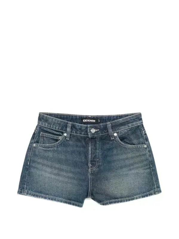 EB DENIM Belt-loop Pocket Shorts