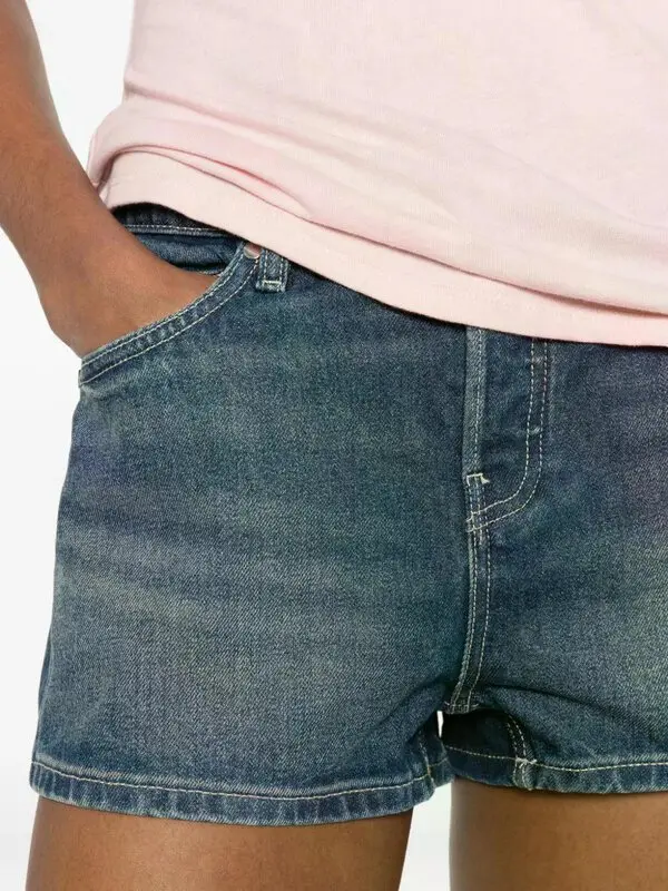 EB DENIM Belt-loop Pocket Shorts