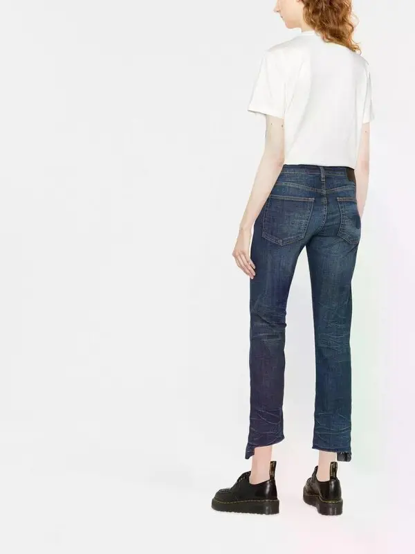 R13 Mid-rise Cropped Jeans