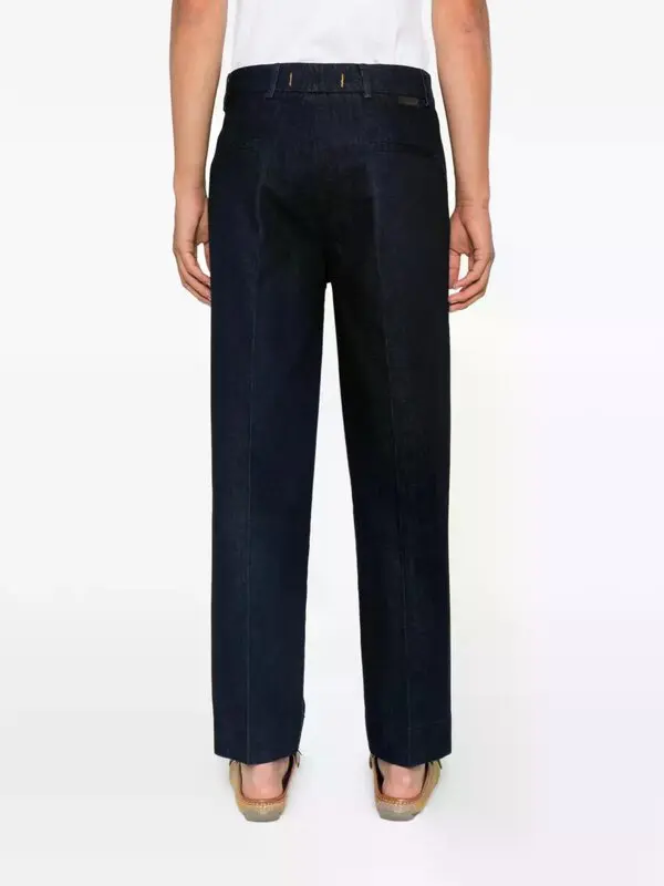 BONHEUR Pressed Crease Straight-leg Jeans