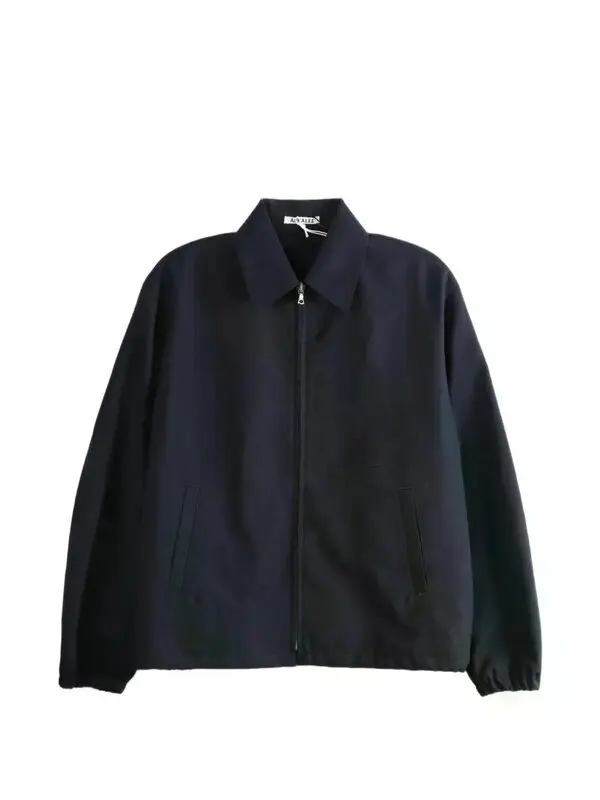 Auralee Zip-up Elasticated Hem Jacket