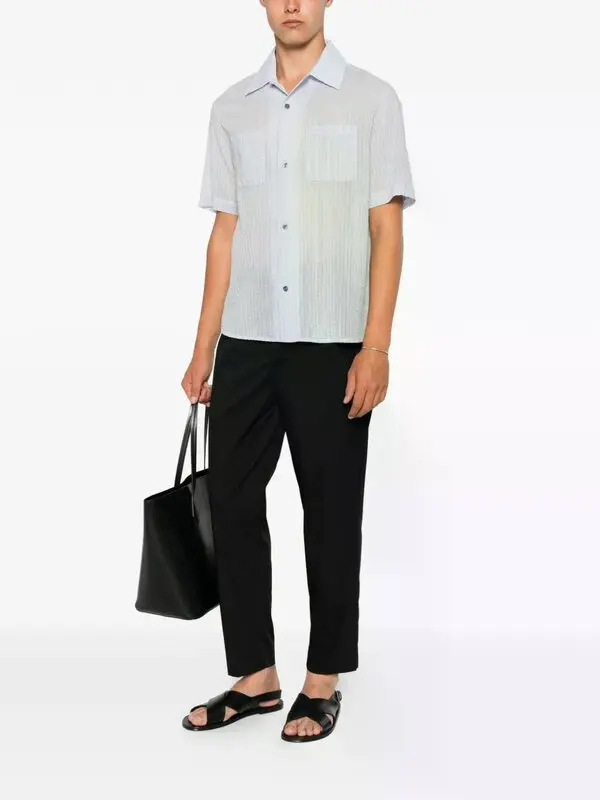 BONHEUR Pleated Elasticated-waist Trousers