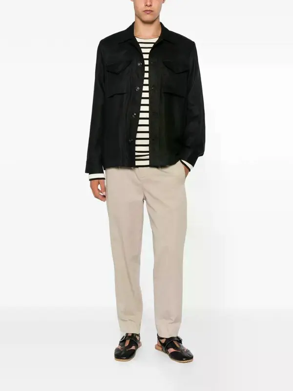BONHEUR Pleated Straight-leg Trousers