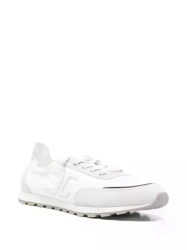 CANDICE COOPER Panelled Logo-patch Sneakers - White