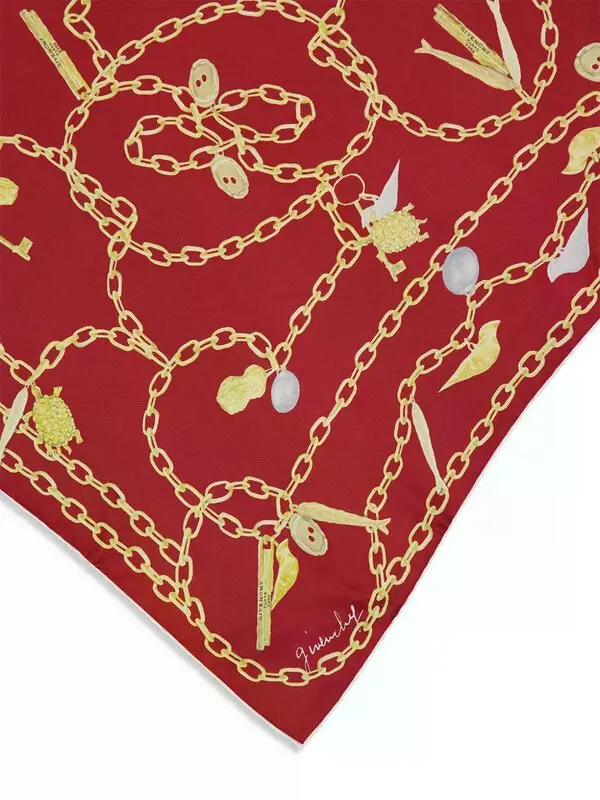 Givenchy Charm-print Silk Scarf