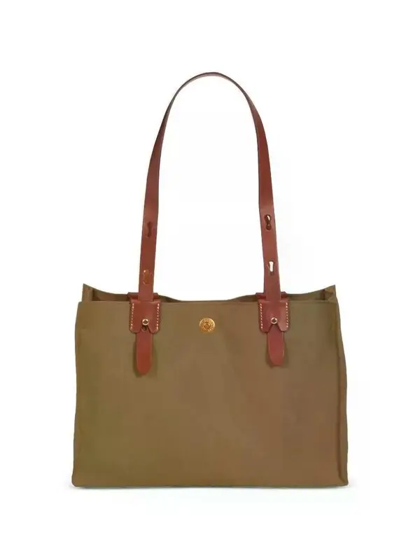 ROBERTA PIERI Edge Leather-trim Tote Bag